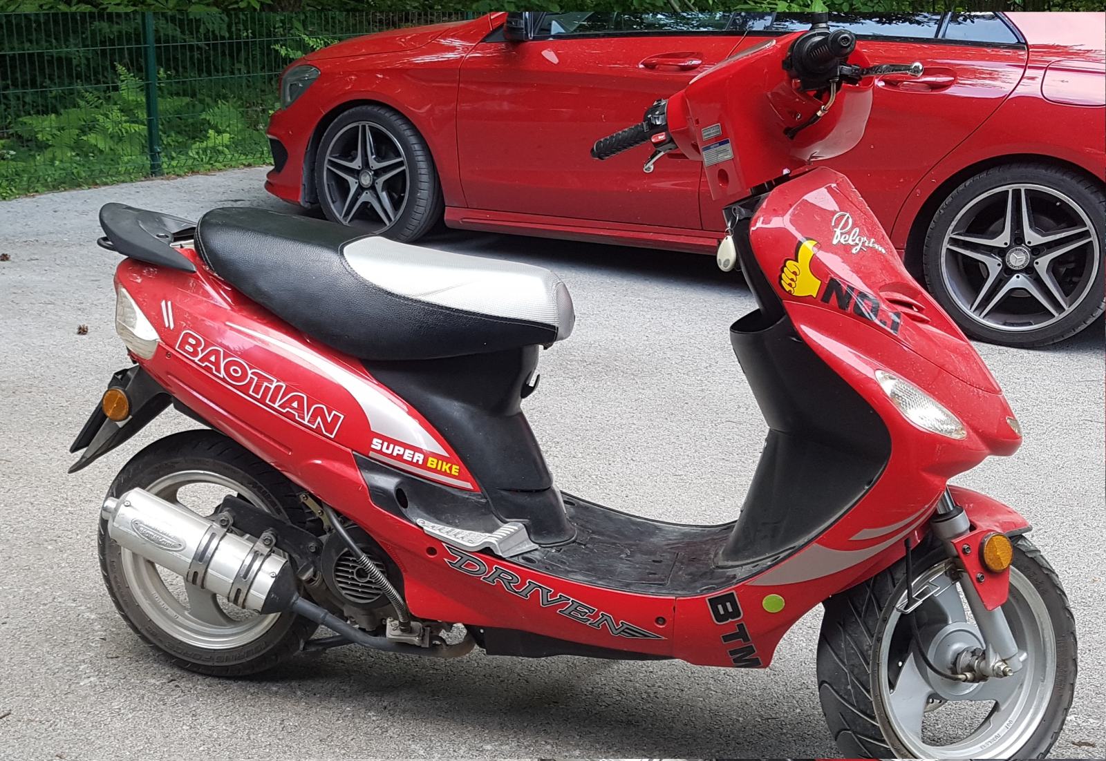 Baotian 25km/h + Čelada, 2017 l.