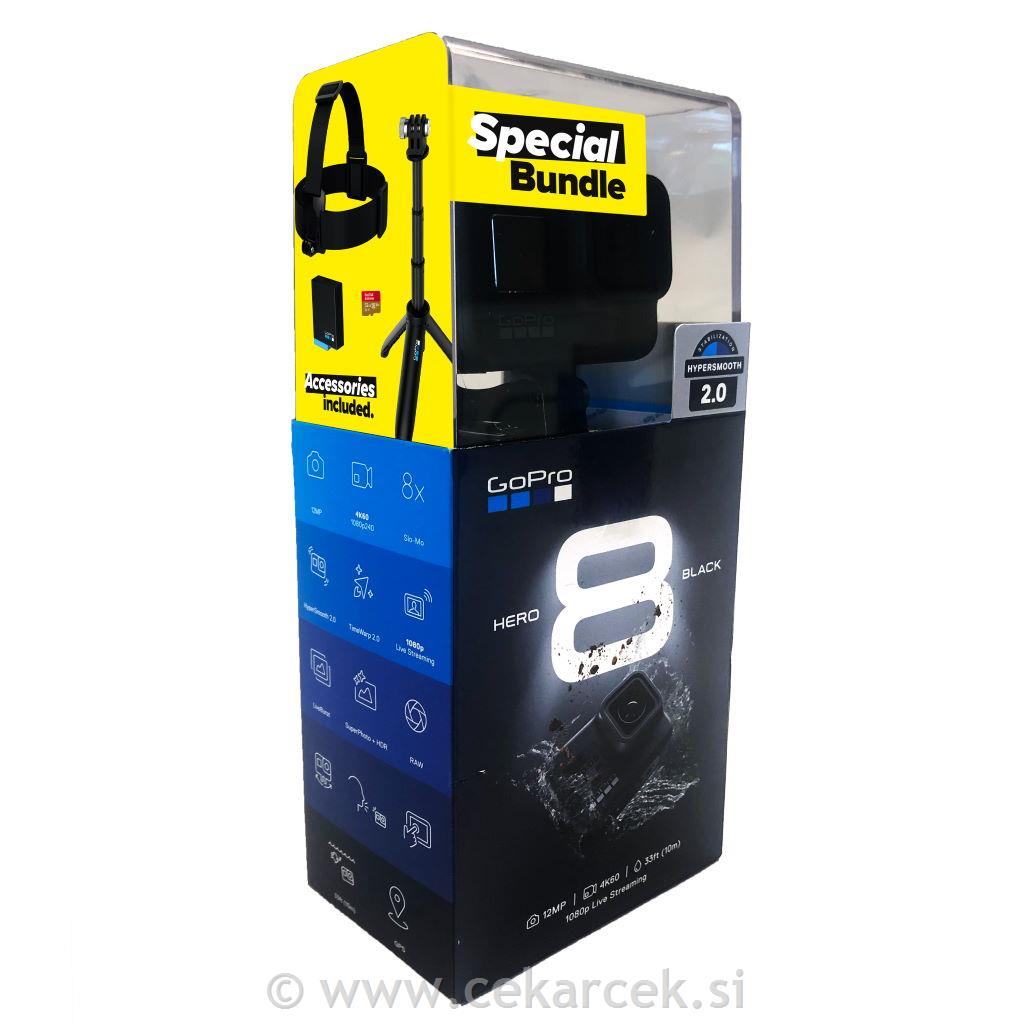 GoPro HERO 8 Black Holiday Bundle + veliko opreme