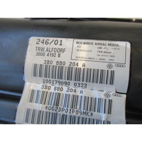KIT AIRBAG KOMPLET OEM N. ORIGINAL REZERVNI DEL VOLKSWAGEN PASSAT B5.