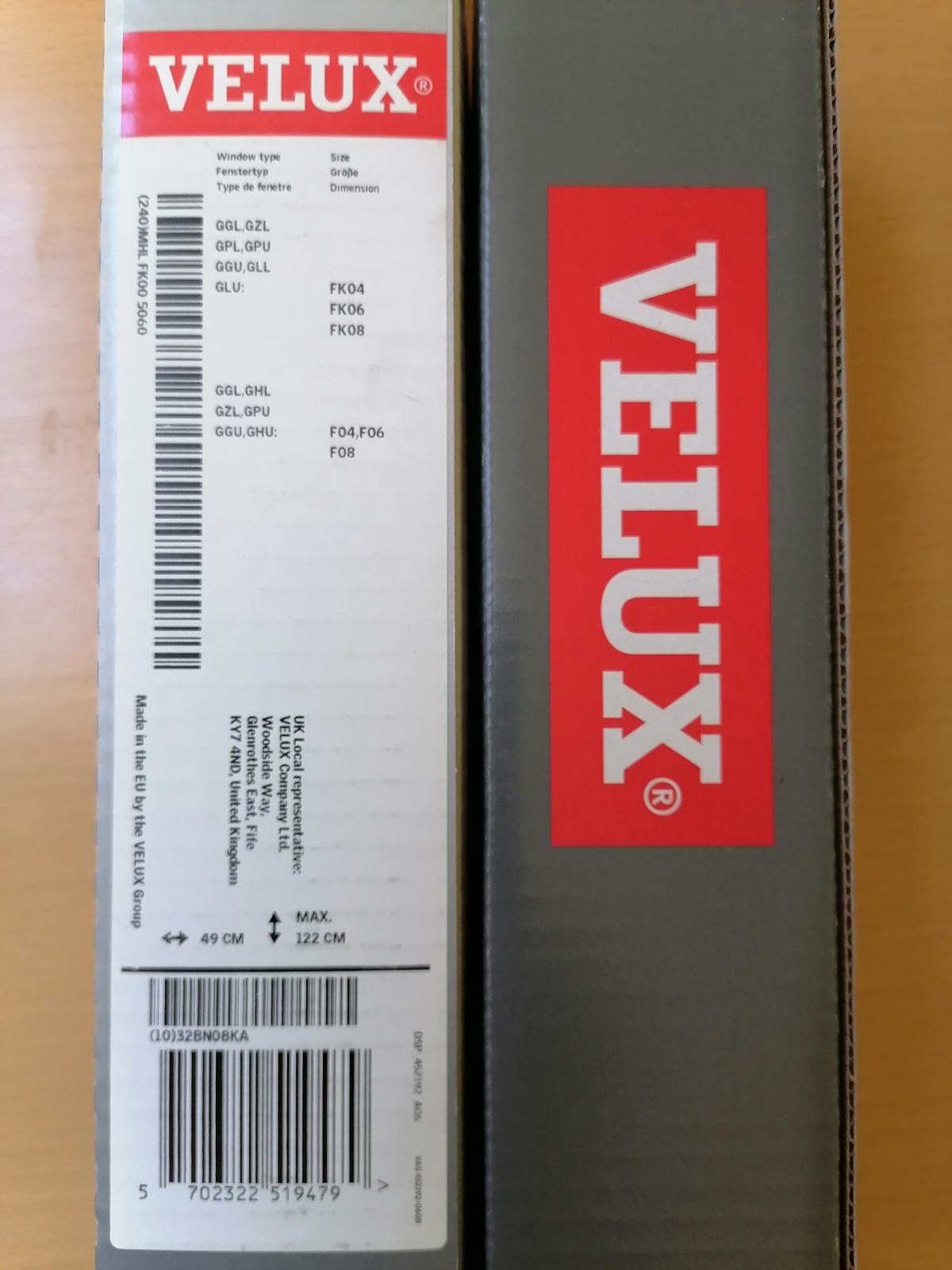 Velux zunanje senčilo