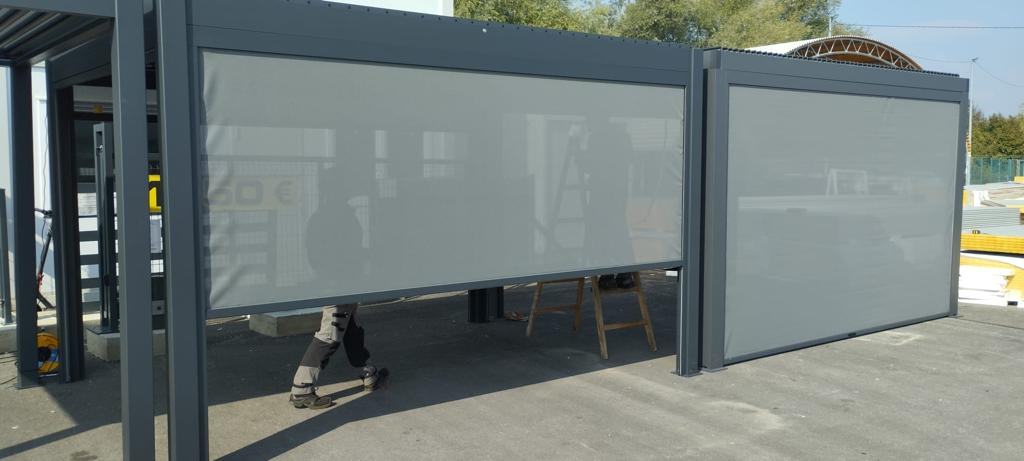 Zunanji ZIP screen rolo senčila po mereh