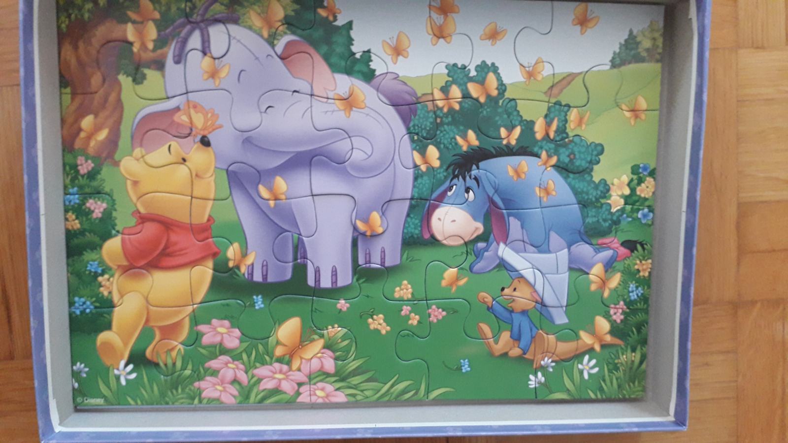 Tri sestavljanke Winnie the Pooh (dvojna) in Disneyevi junaki