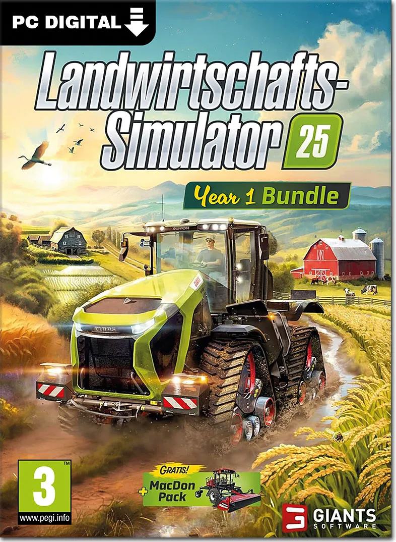 Farming Simulator 25 - Year 1 Bundle (Windows PC Digital/Mac)