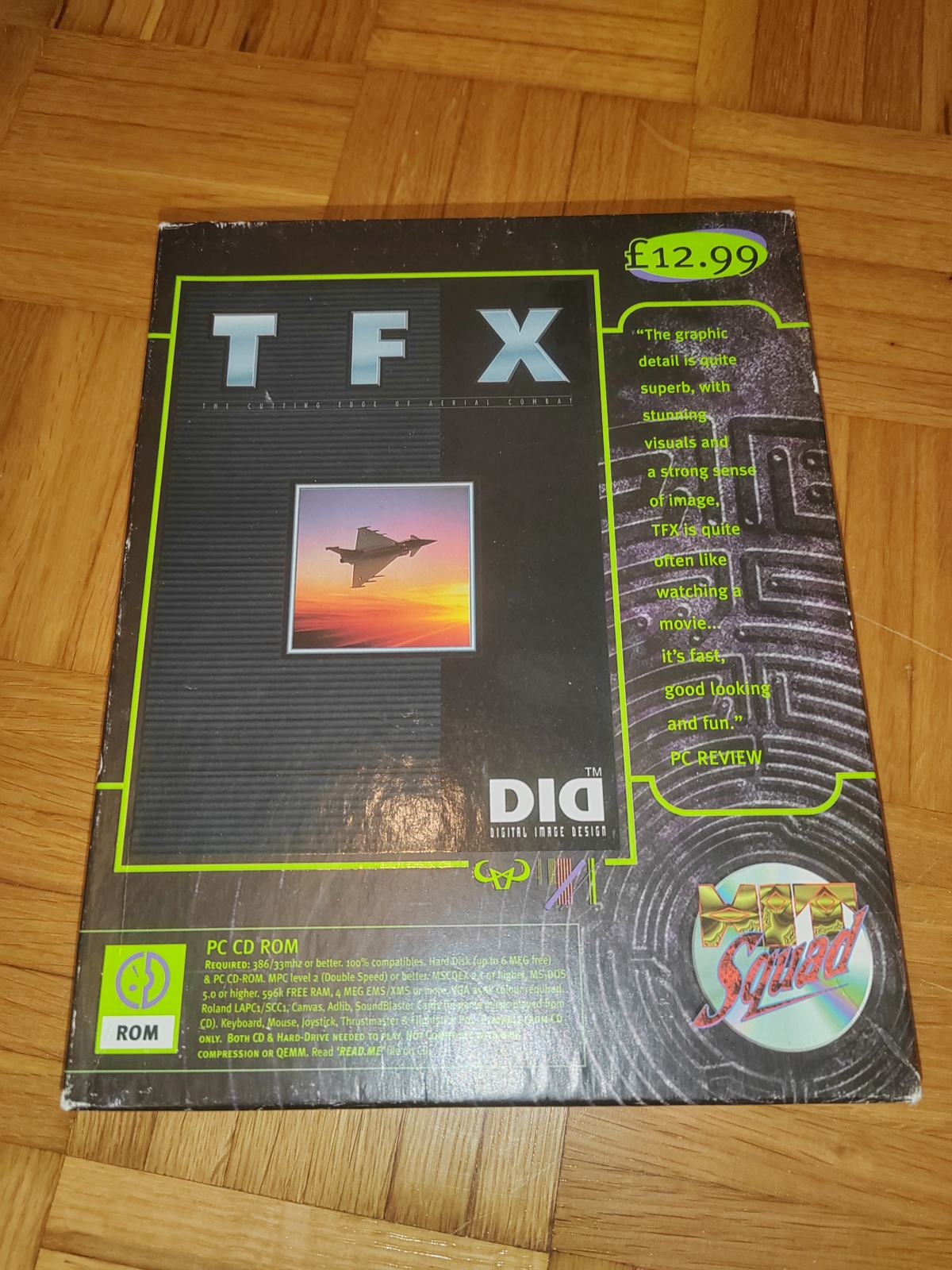 Vintage igra za PC v Big Box TFX