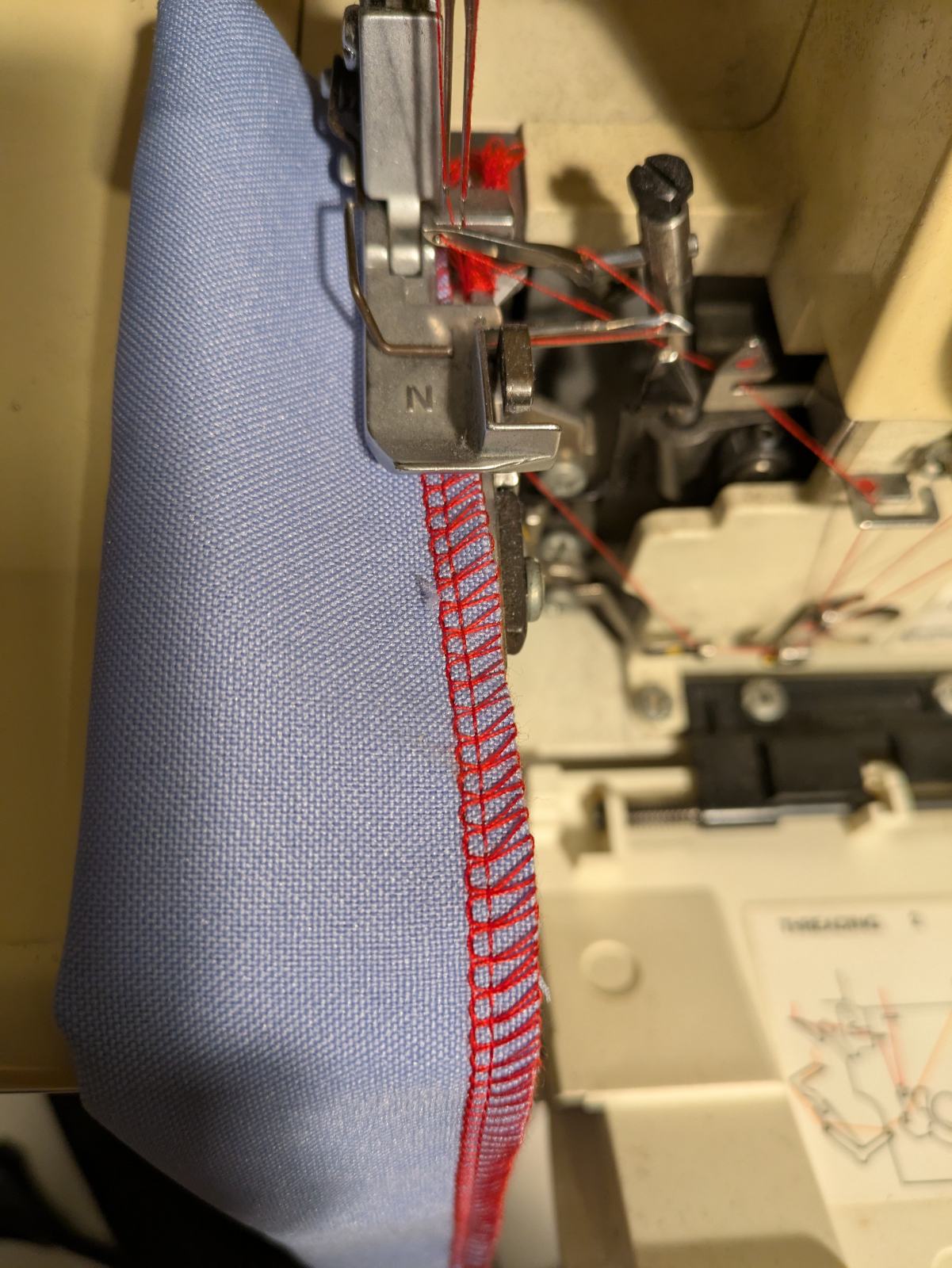 Pfaff hobbylock 776, overlock
