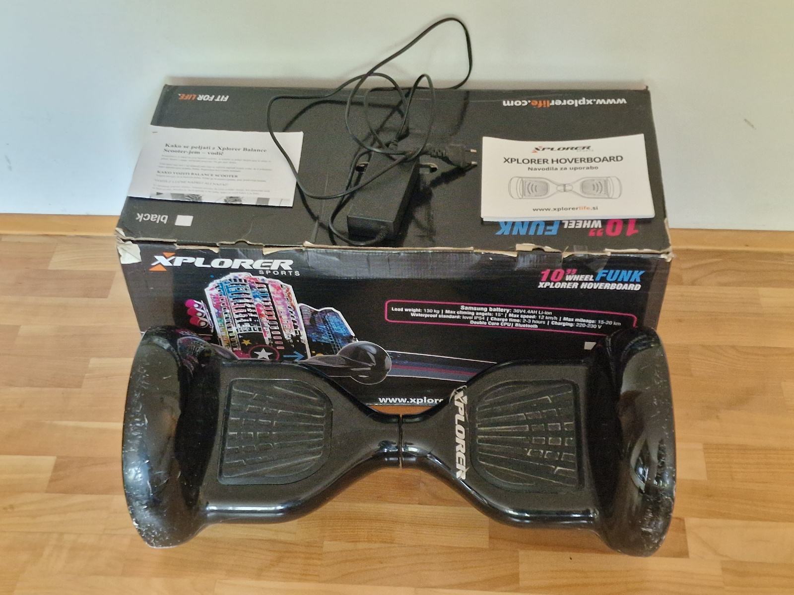 Prodam Xplorer Hoverboard / Urbano kolo Funk, 25,4 cm (10), črna