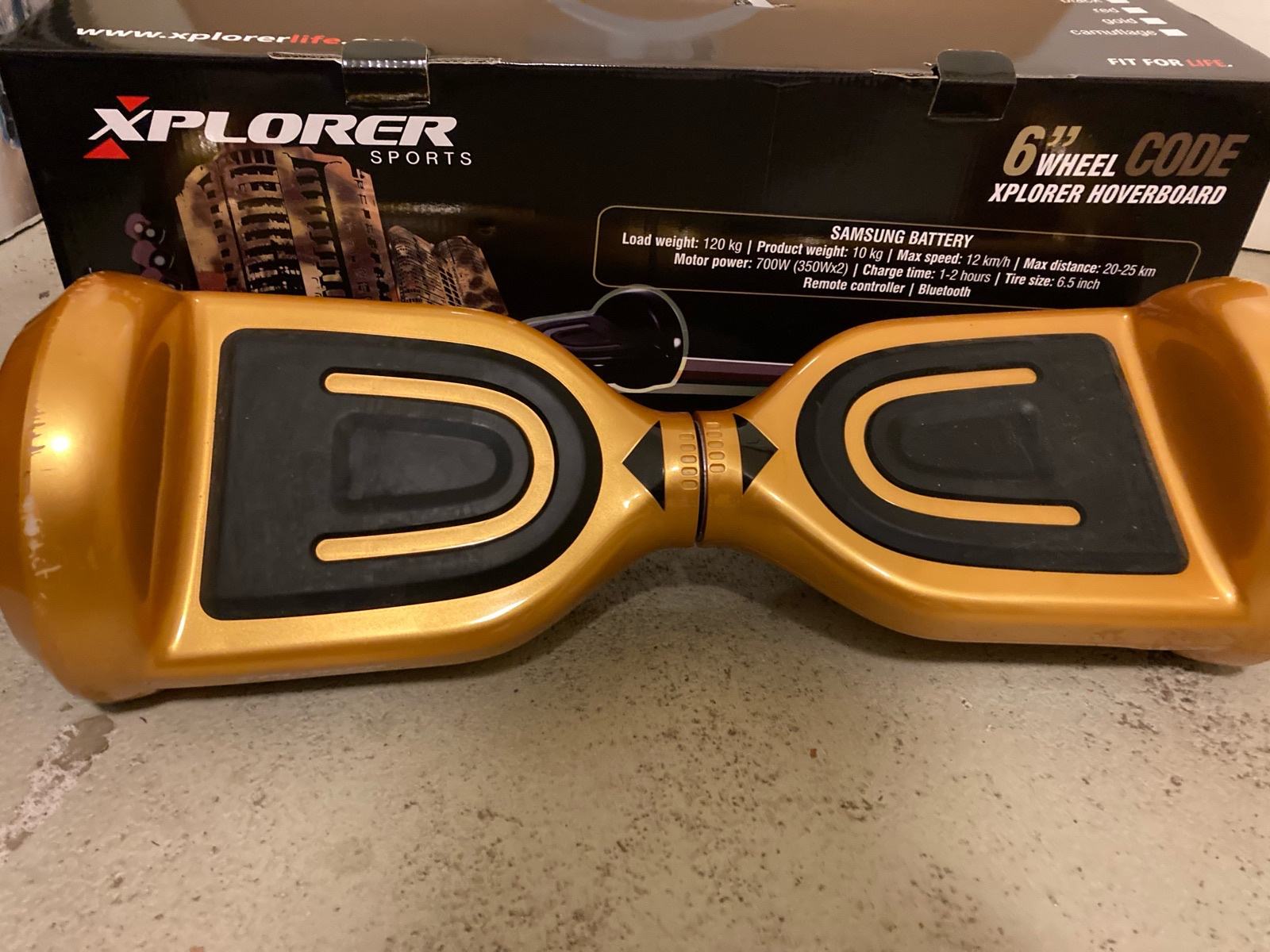 Xplorer Hoverboard zlat