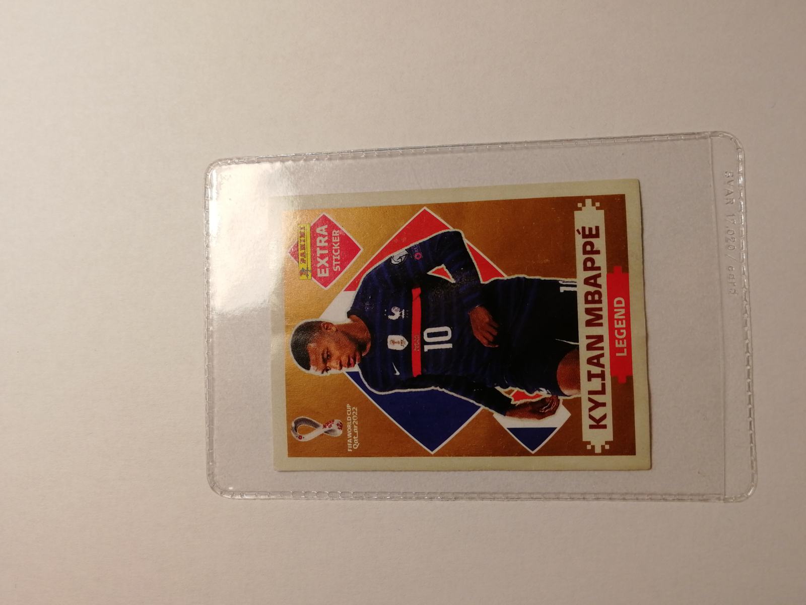 Panini 2022 extra sticker mbappé bronze