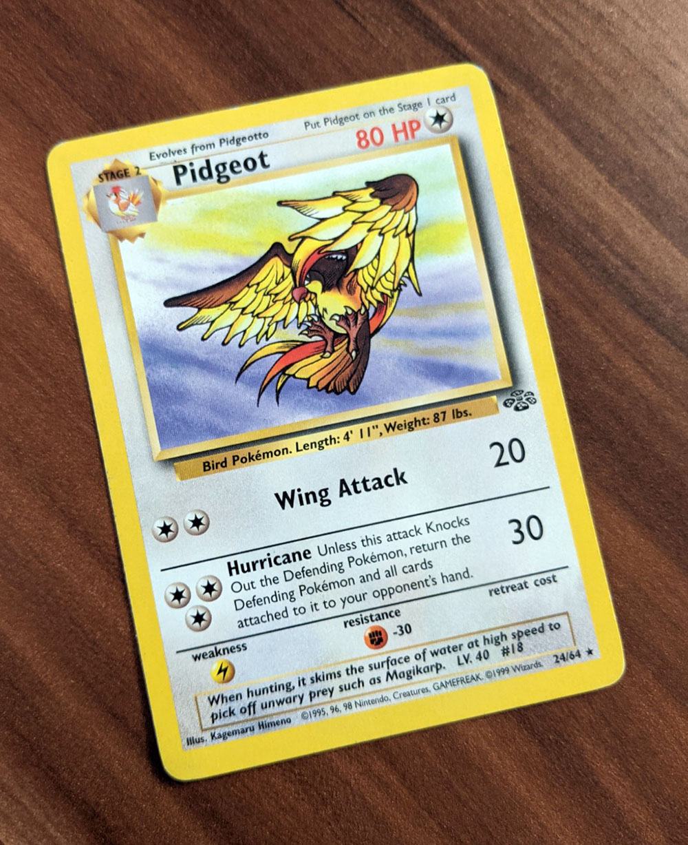 Pokemon TCG, Pidgeot (First Generation) 24/64