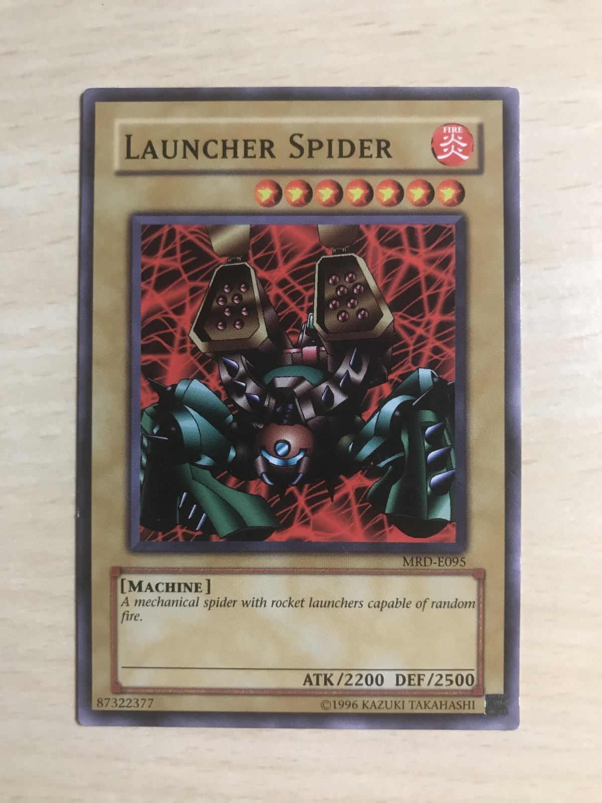 Yu-Gi-Oh! karta Launcher Spider 1st Edition MRD-E095
