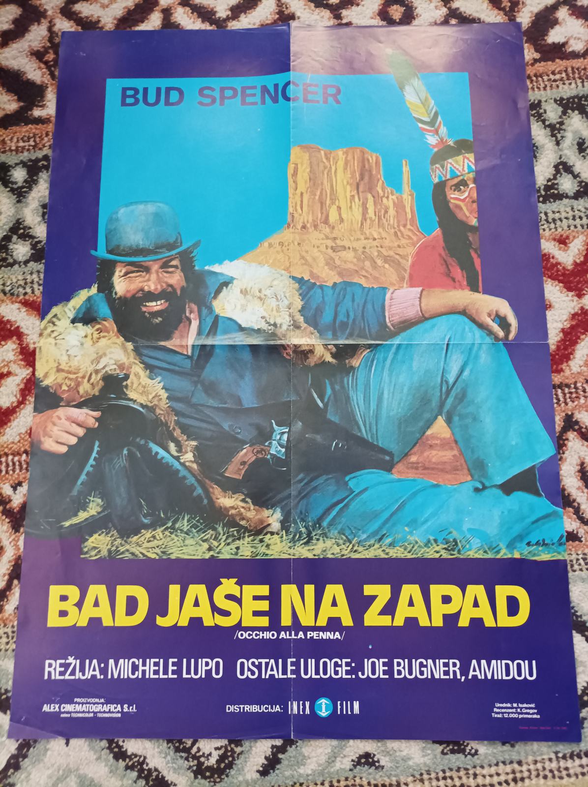 BUD SPENCER, POPAJ - FILMSKA PLAKATA, 1980