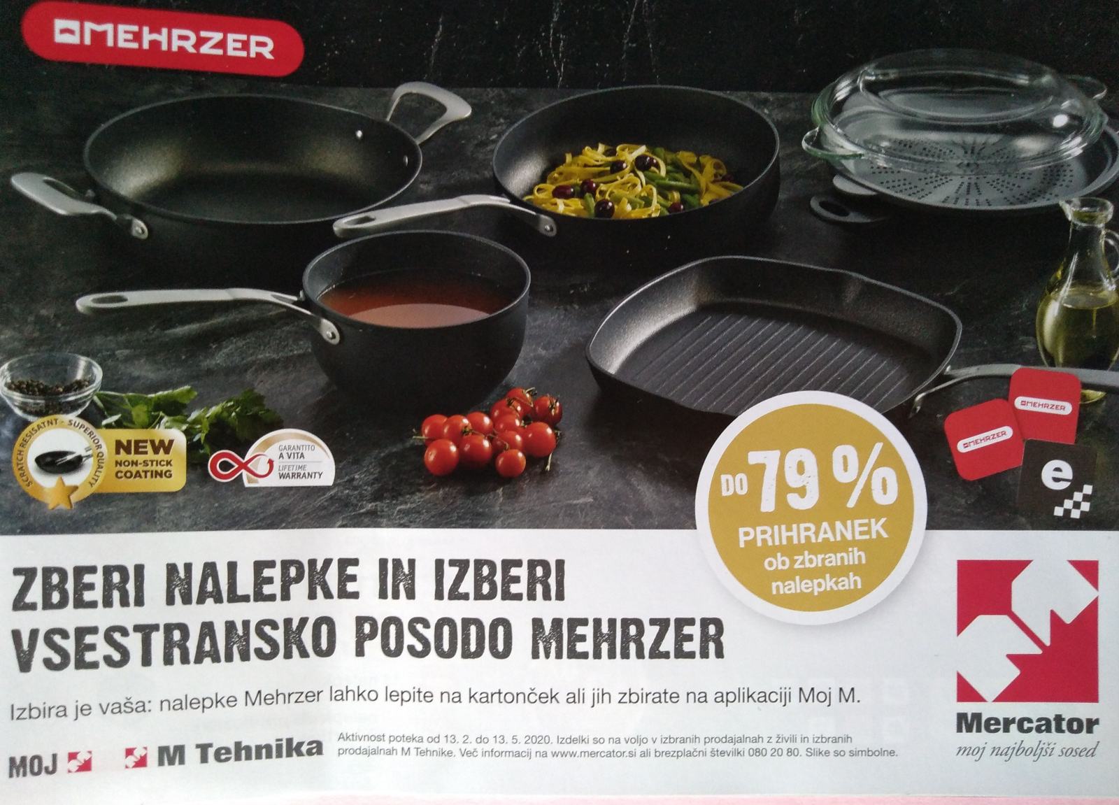 Mercator nalepke/točke Mehrzer