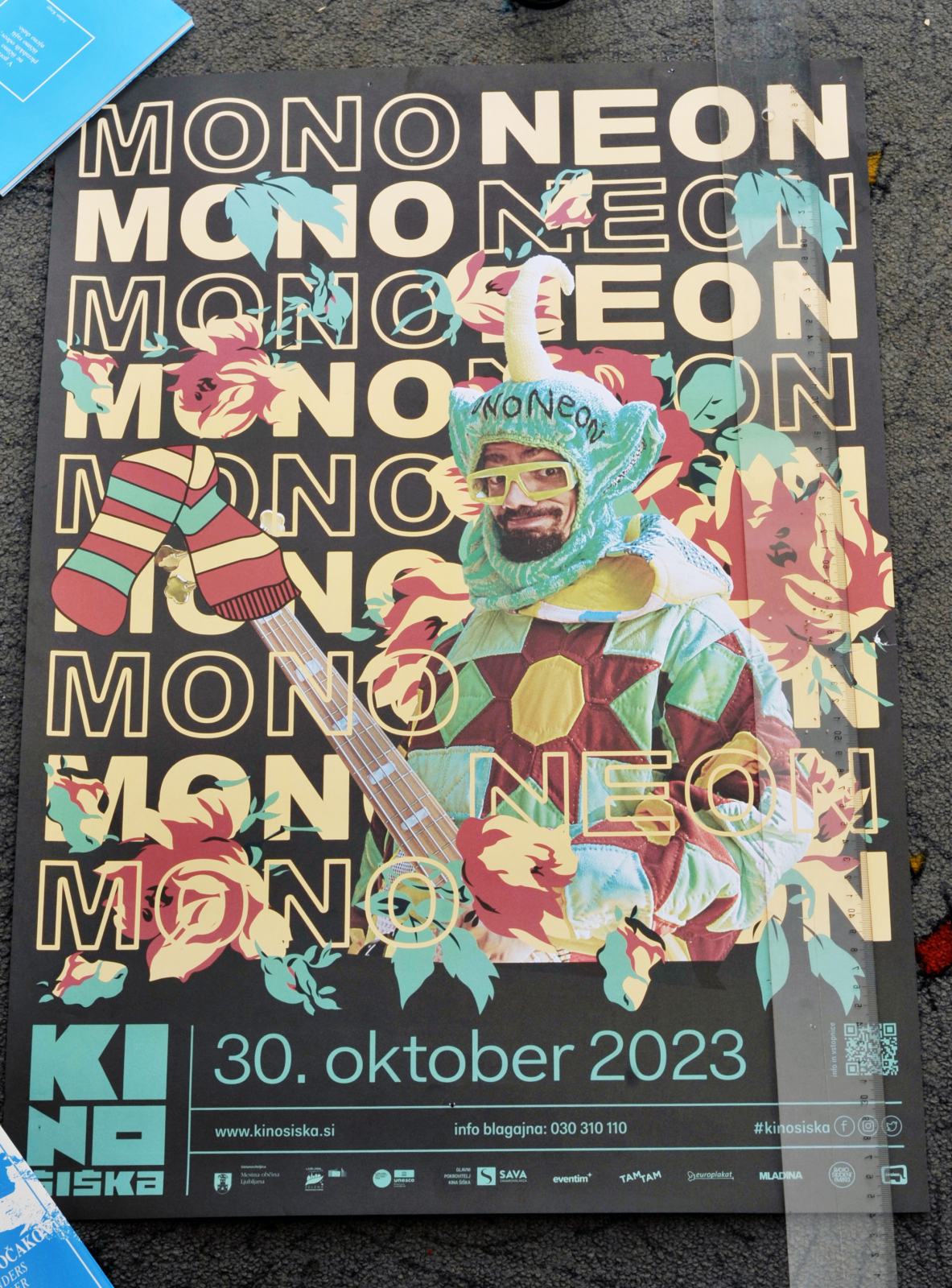 MONONEON - MONO NEON POSTER - KONCERTNI PLAKAT