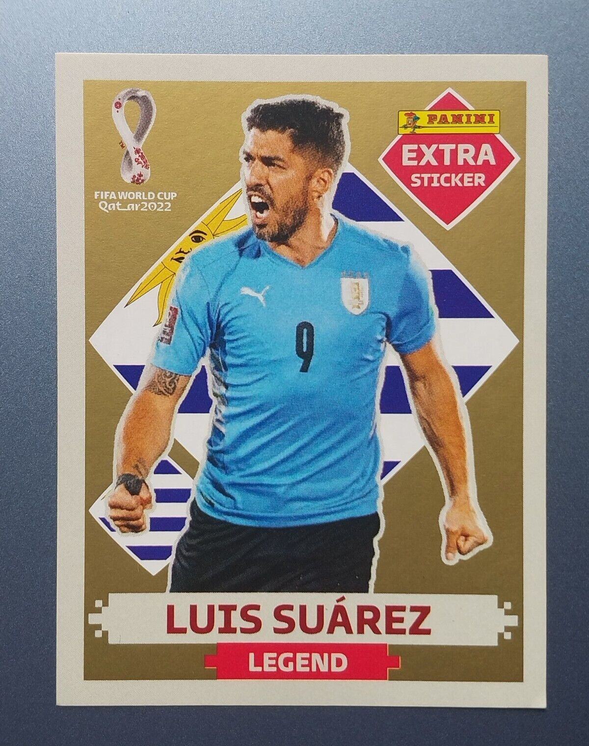 Panini extra sticker - Luis Suarez - BRONAST