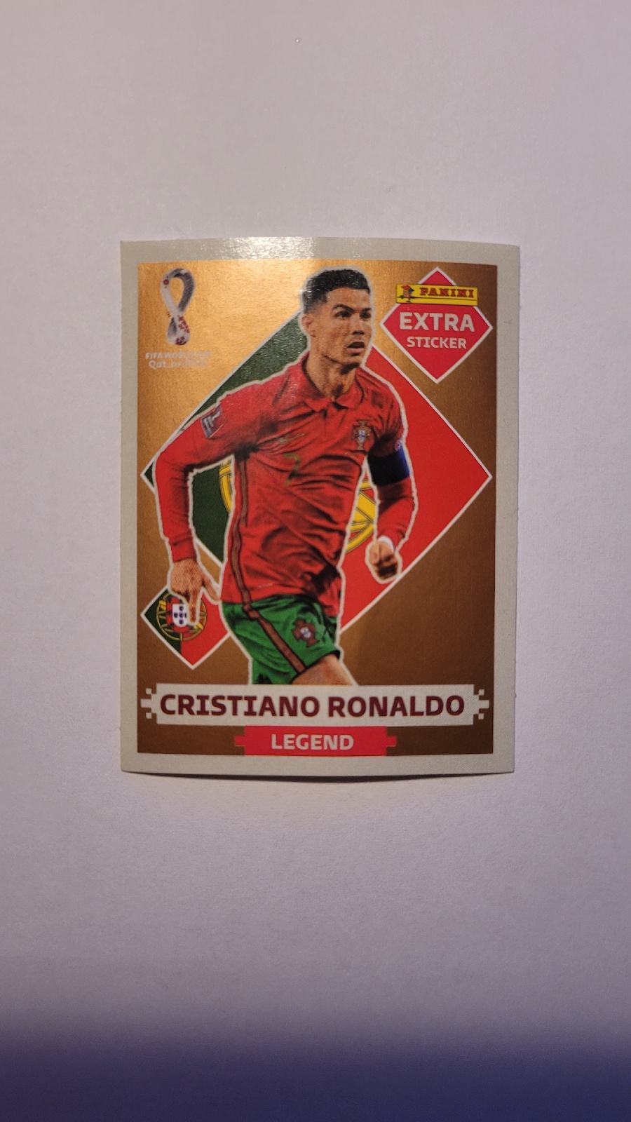 Panini extra sticker Cristiano Ronaldo Bronze