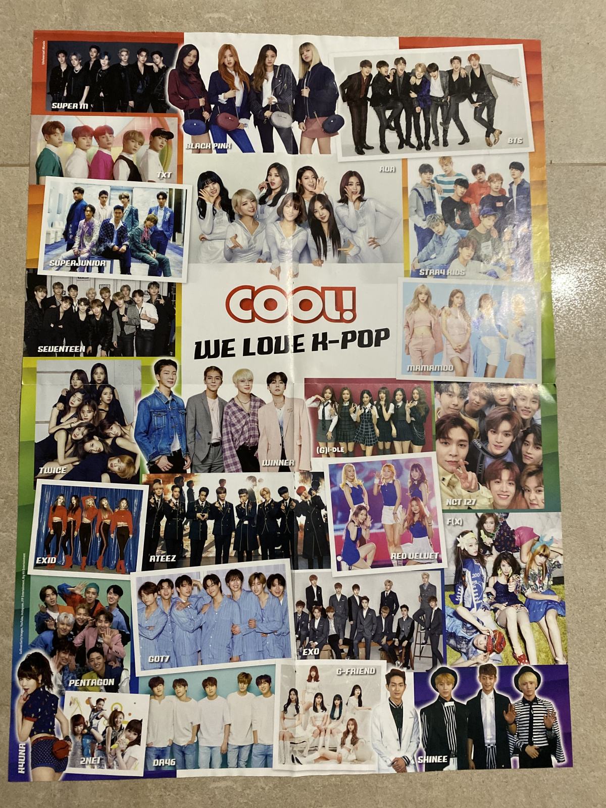 Plakat BTS, Black Pink K-POP stars, idols poster Južna Koreja - NOVO