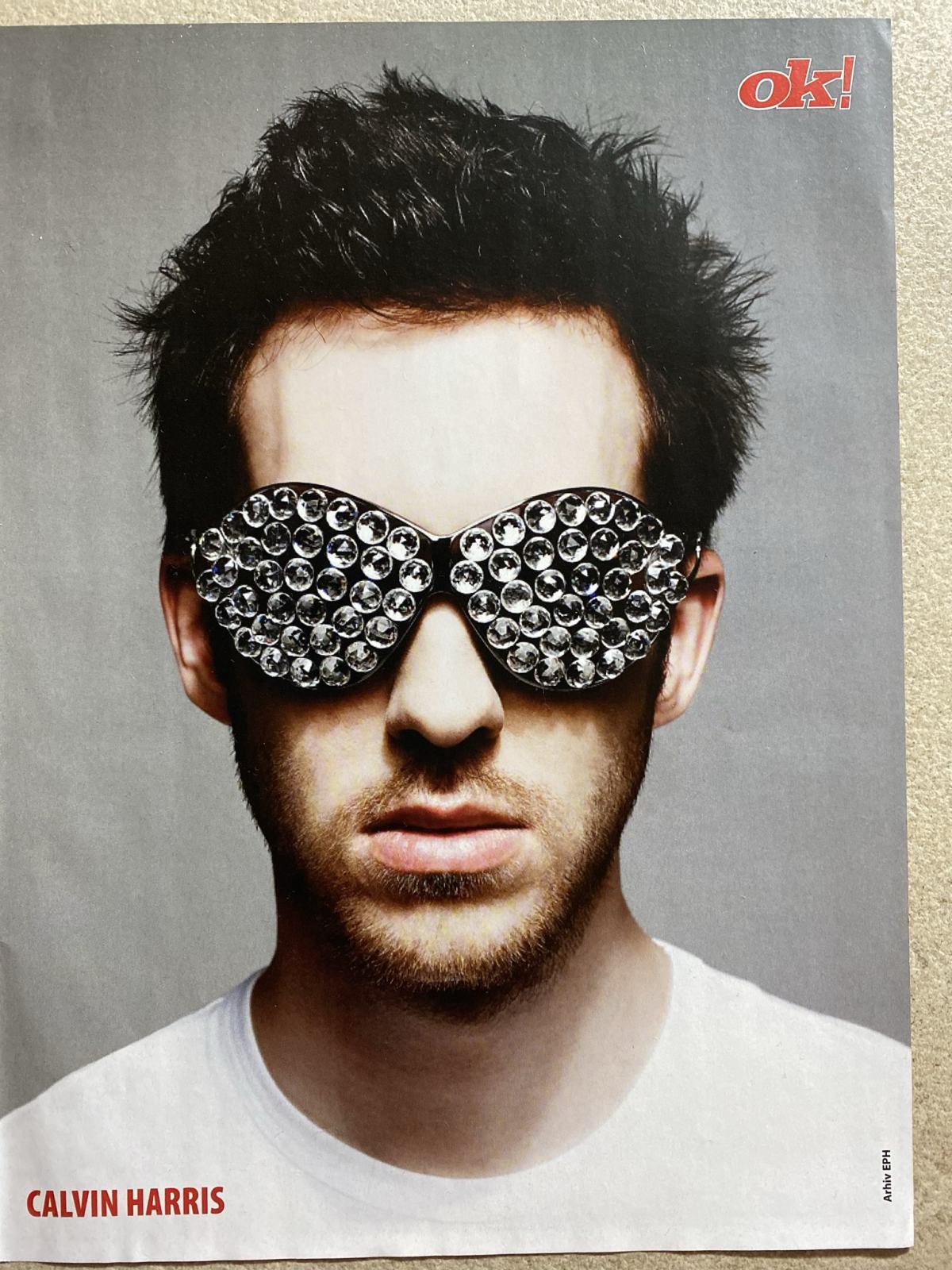 Plakat DJ CALVIN HARRIS / Poster slon smuča - NOVO prodam