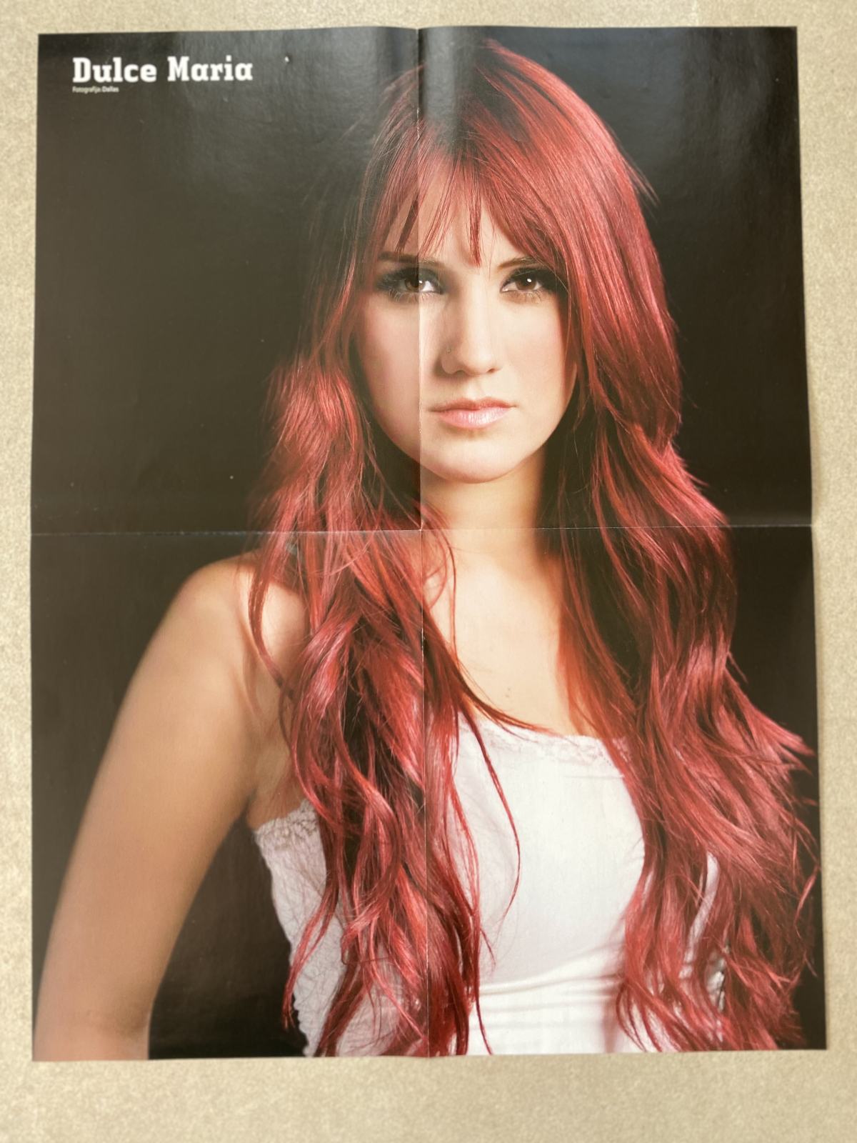 Plakat REBELDE poster DULCE MARIA 2x NOVO prodam + PODARIM: Miguela