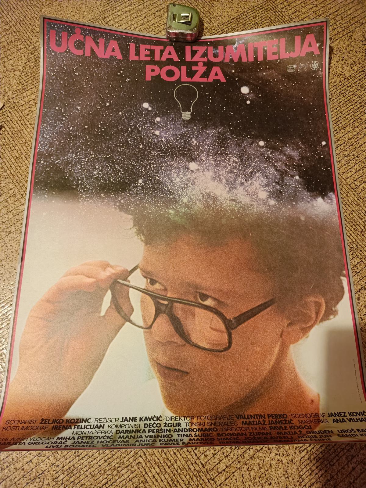 Plakat Učna leta izumitelja polža 48x67cm