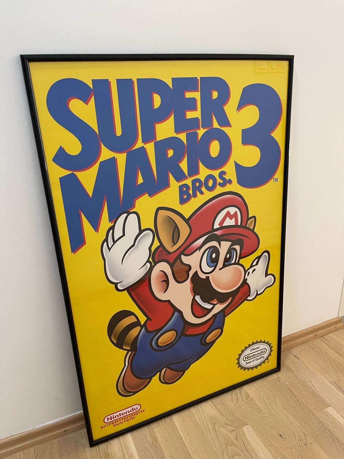 Super Mario Bros. 3 poster z okvirjem