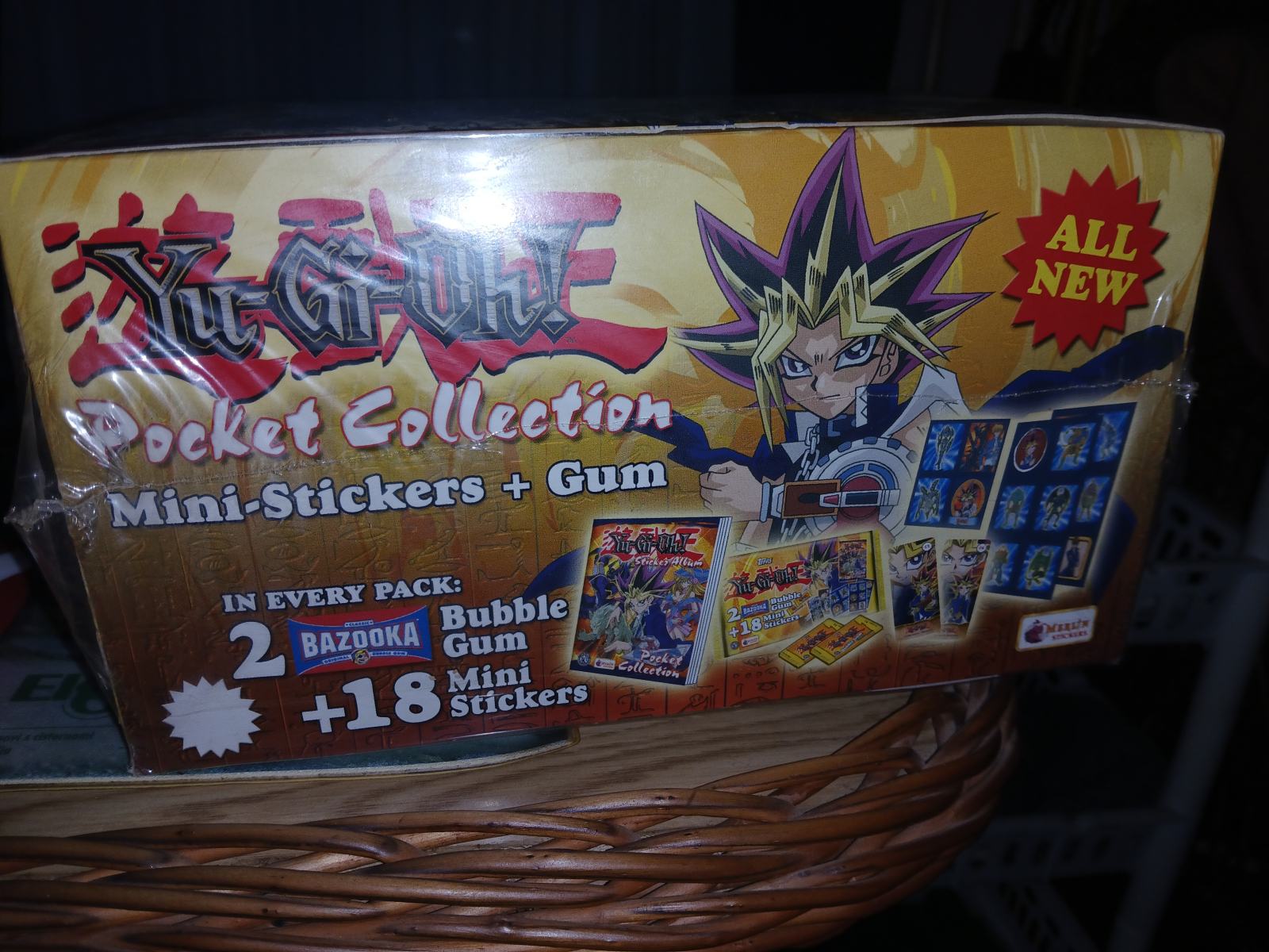 Yu Gi Oh pocket collection albumi in nalepke
