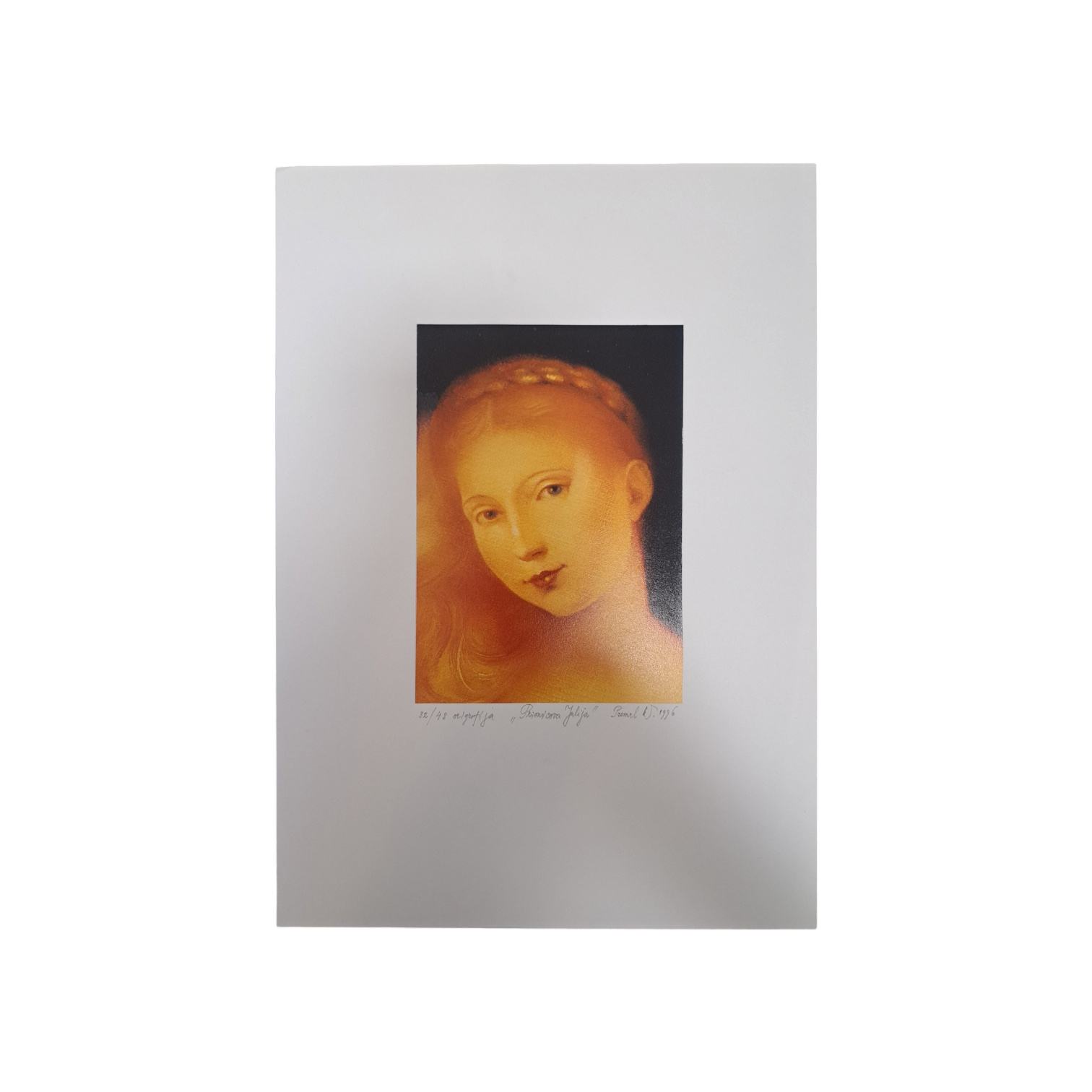 (11223) Dušan Premrl; grafika; Primiceva Julija; 21 cm x 30 cm