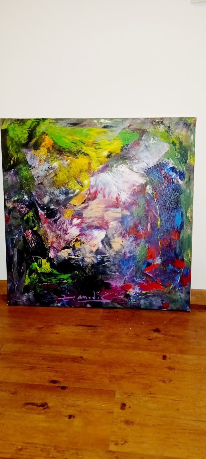AKADEMSKI SLIKAR ZMAGO MODIC OLJE NA PLATNU 70X70 CM