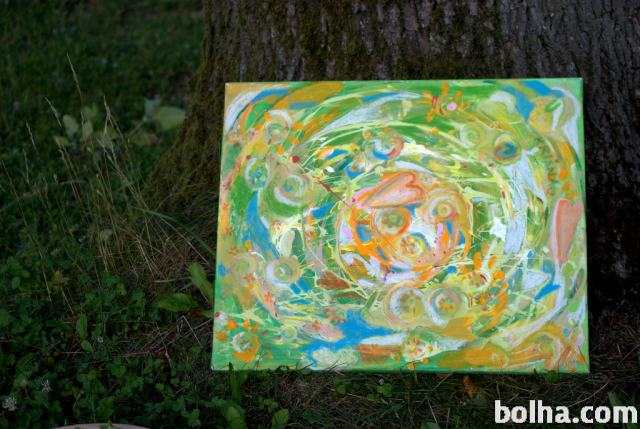 AKRILNA SLIKA RASA PLES