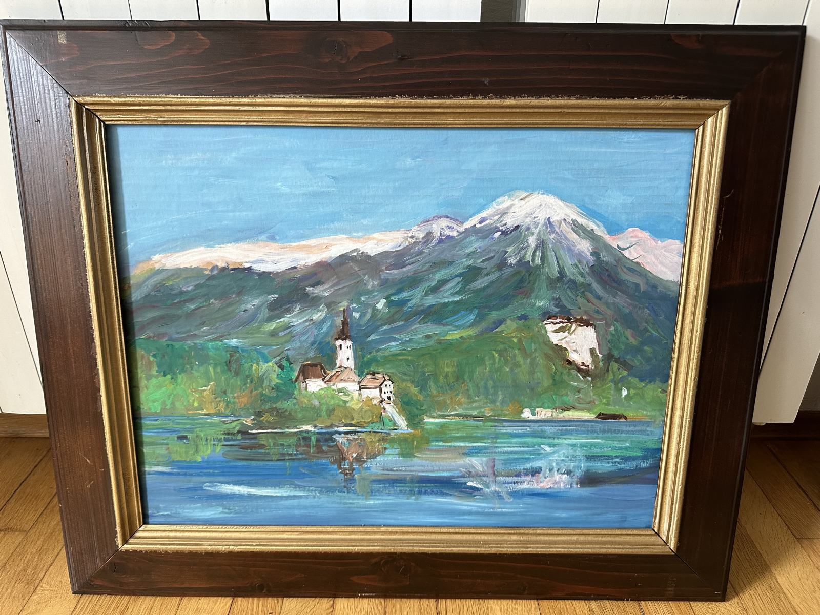 Bled - Slikar Janko Gašperin