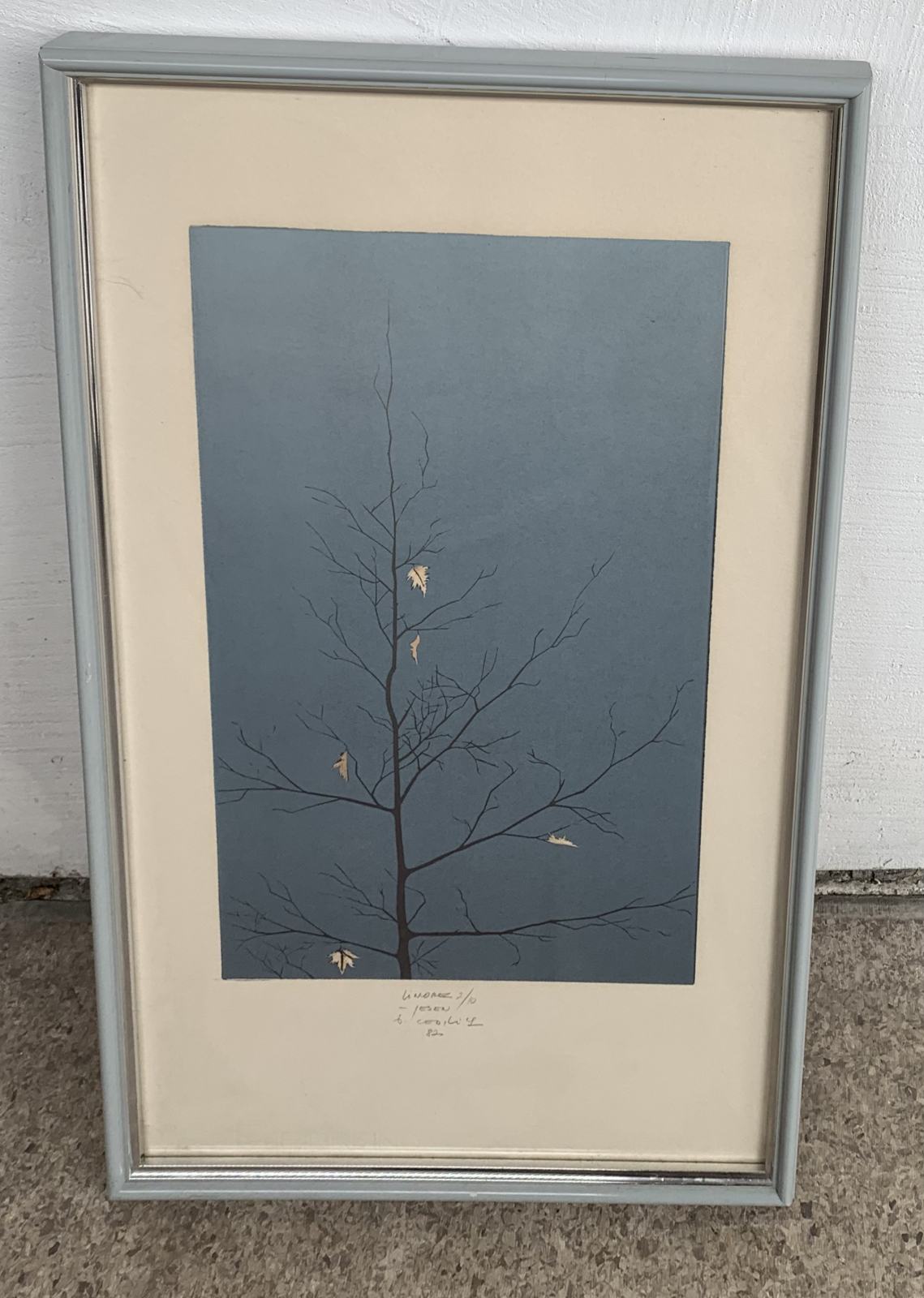 Danilo Cedilnik: Jesen, linorez 2/10, 1987
