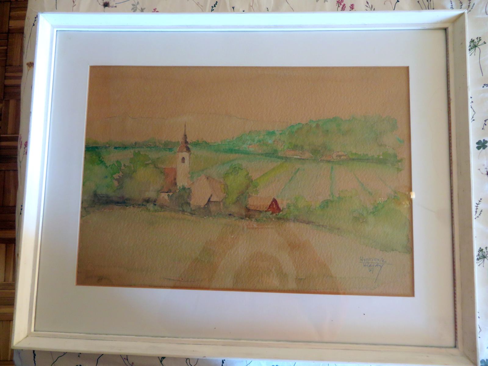 HLAVATY ROBERT - akvarel Koprivnik 1939