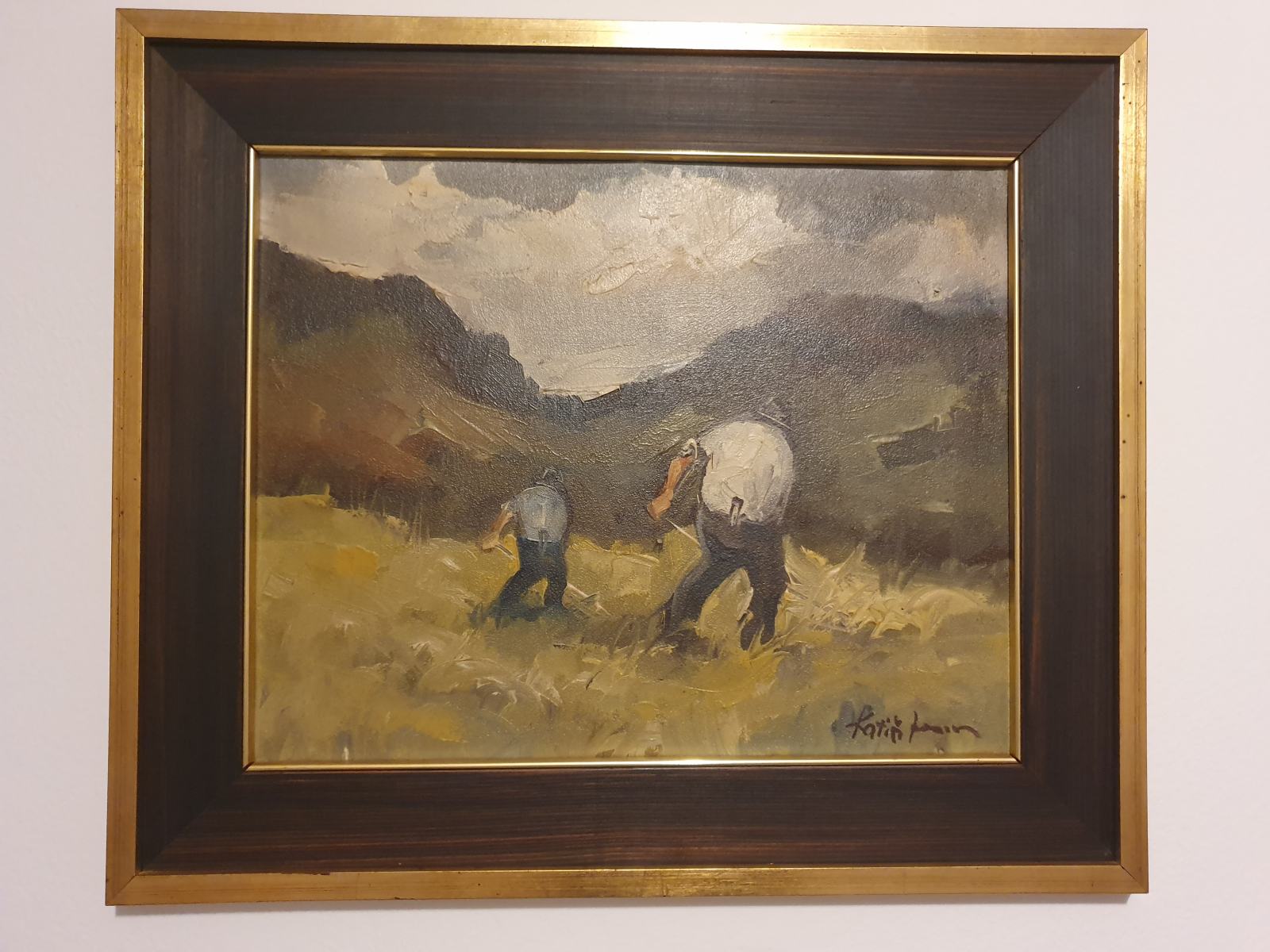 Ivan Katic olje na platnu format 46cm x 54cm