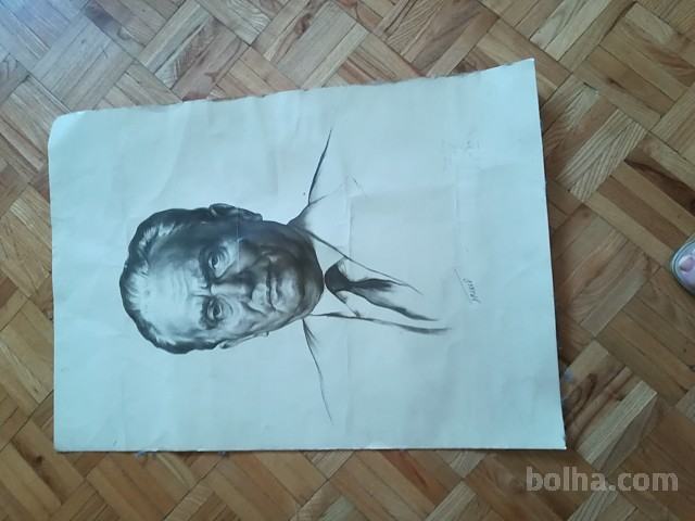 JOSIP BROZ TITO portret BOŽIDAR JAKAC