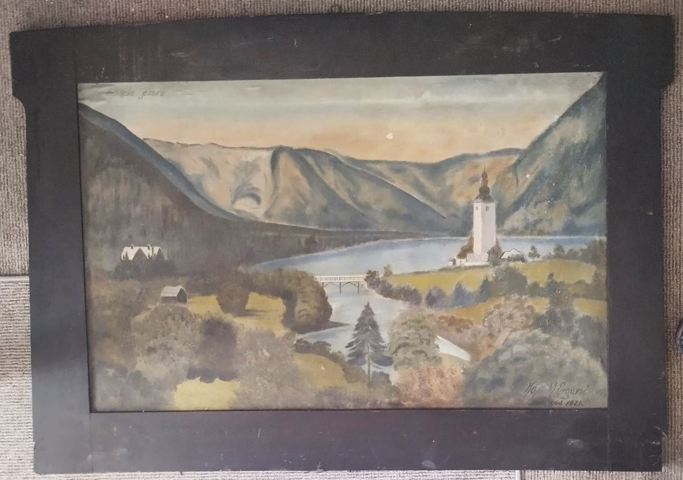 M.Grgurić - olje na platnu iz leta 1926
