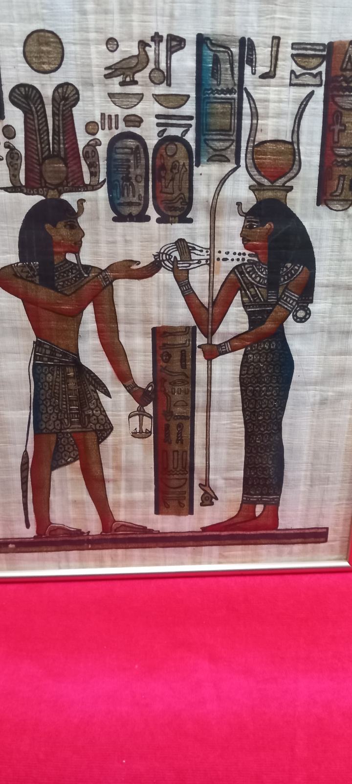 papyrus - okvirjen - original