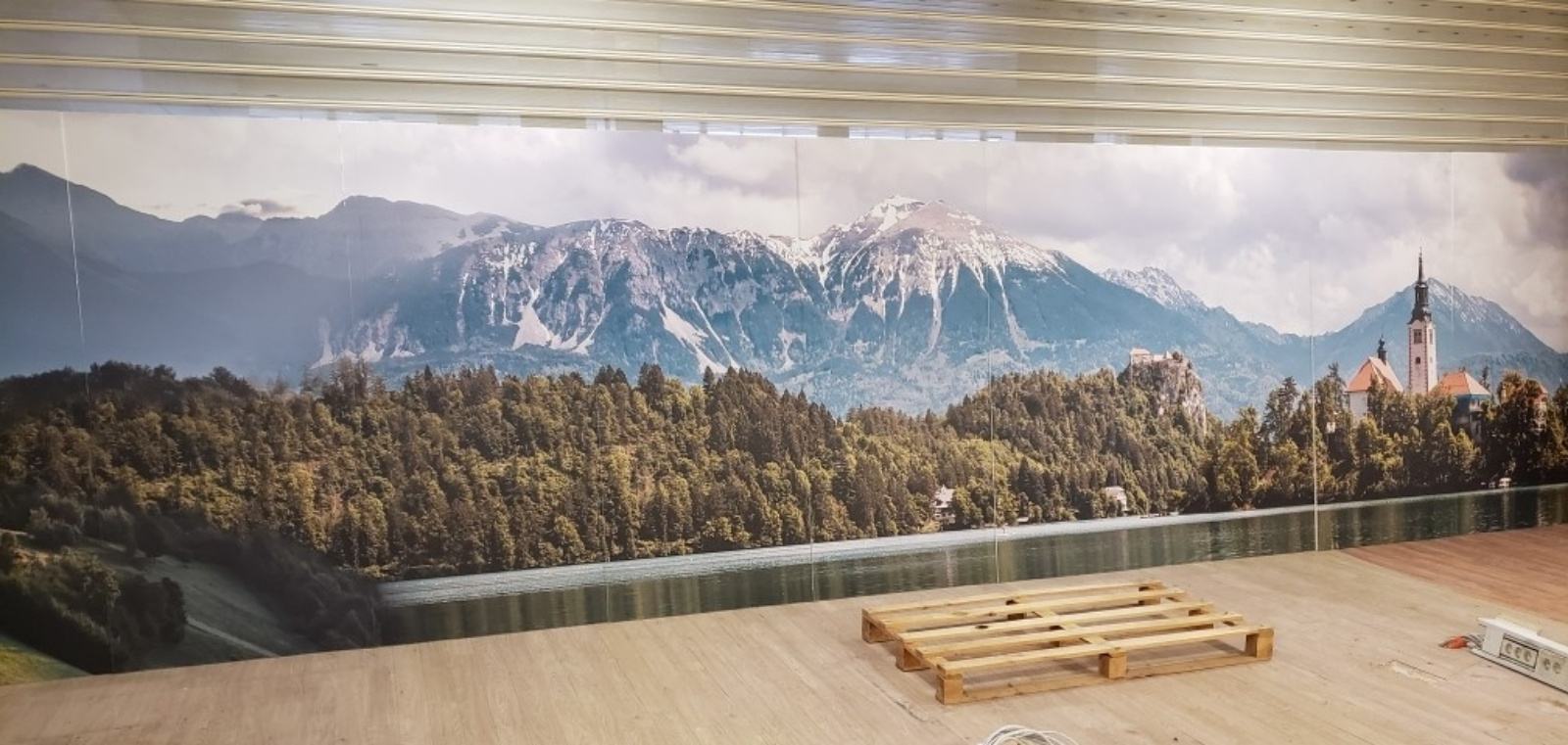 Reklamna slika Bled 2m x 16m