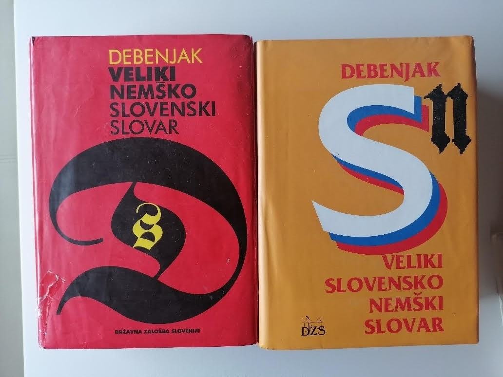 DEBENJAK, VELIKO NEMŠKO SLOVENSKI IN SLOVENSKO NEMŠKI SLOVAR,2 KNJIGI