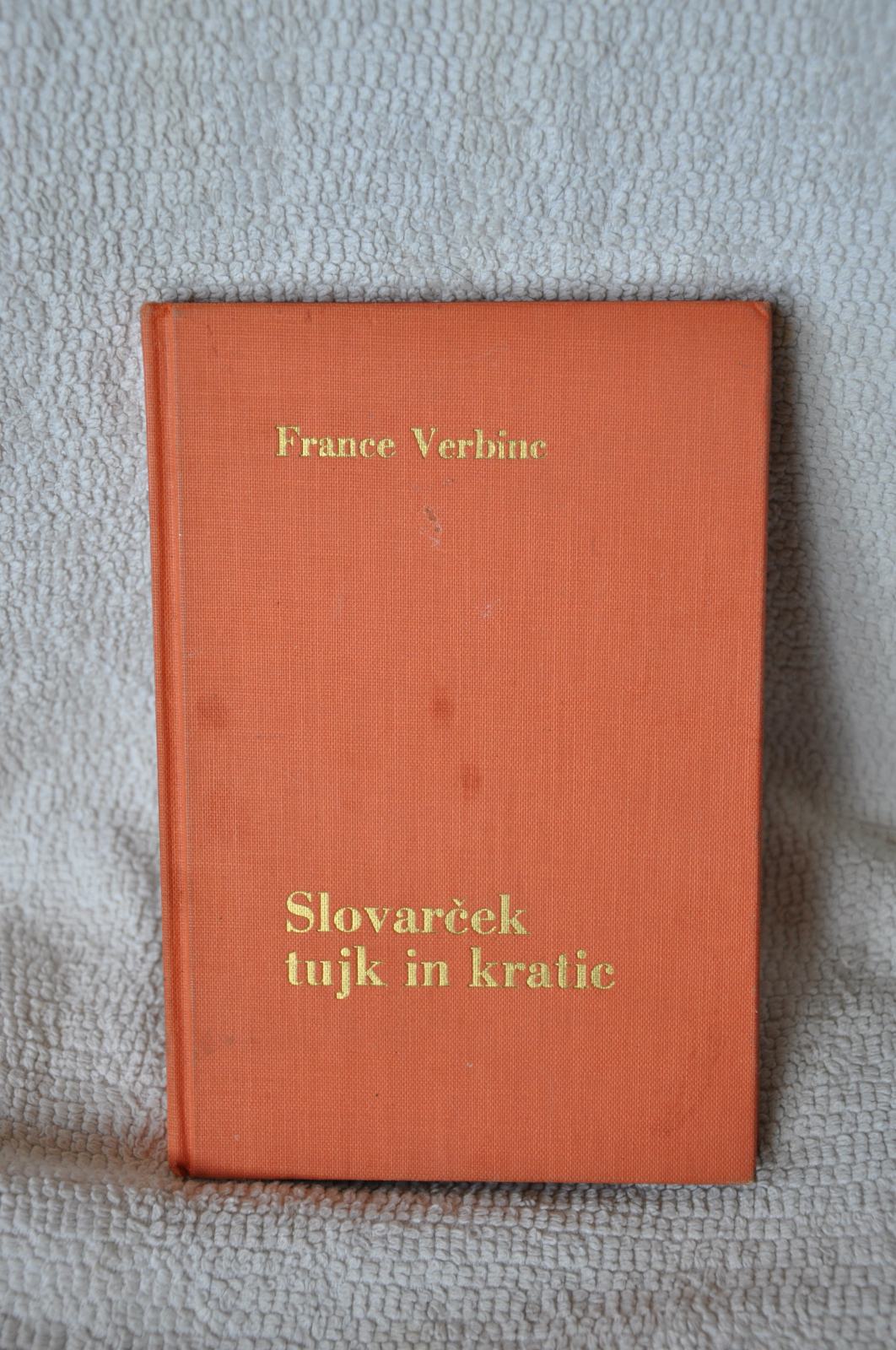 France Verbinc - Slovarček tujk in kratic