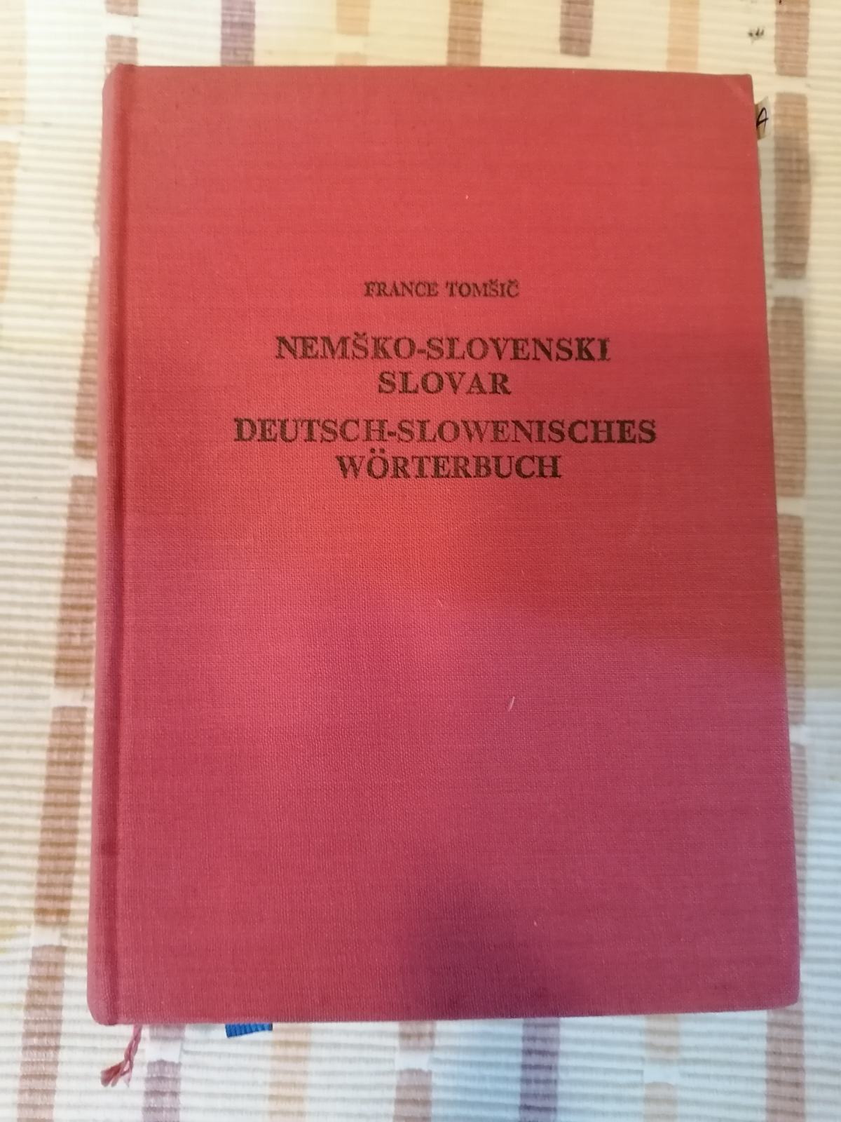 Nemško Slovenski Slovar | Nemško-slovenski in slovensko-nemški spretni ...