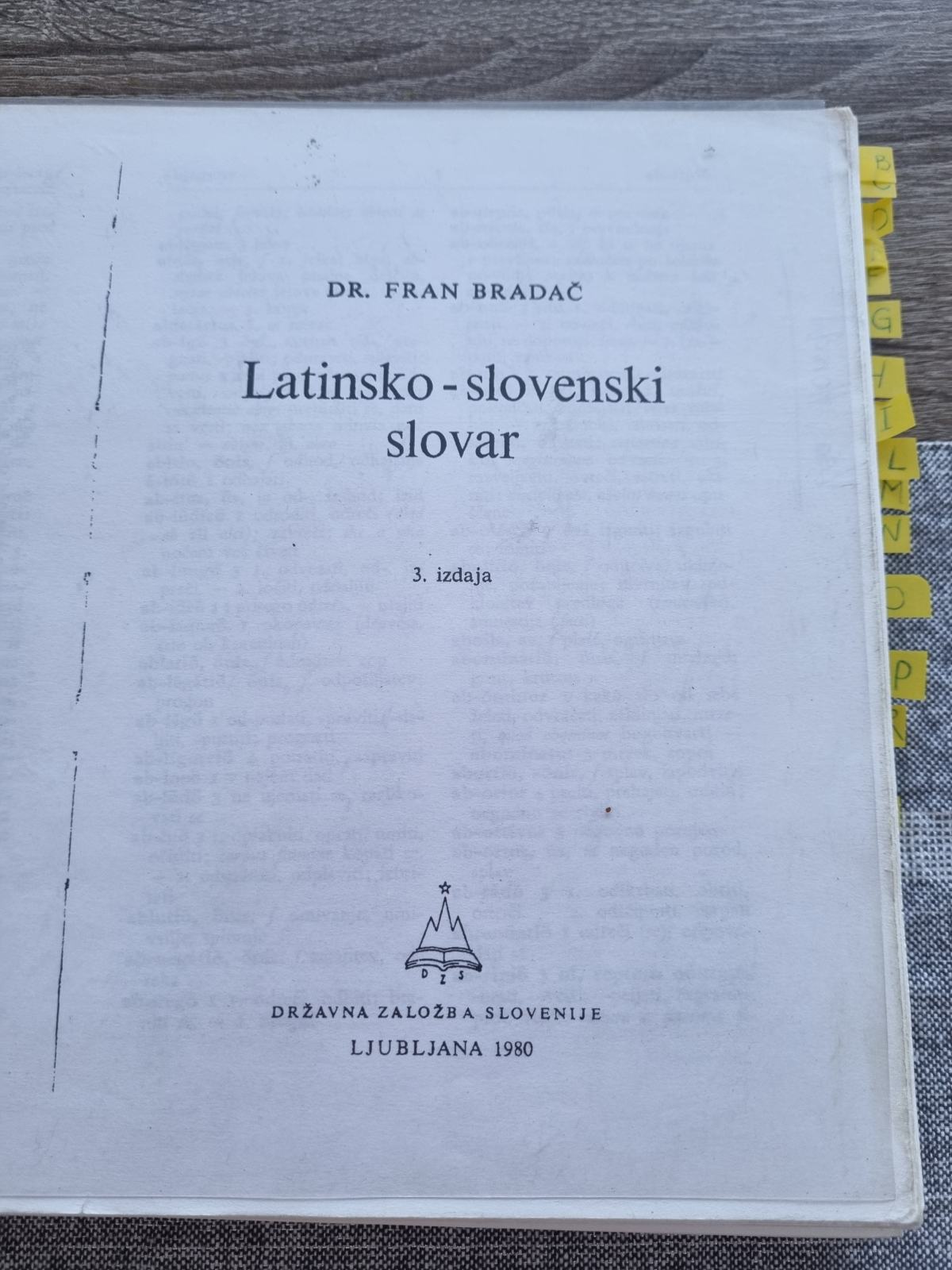 Latinsko-slovenski slovar