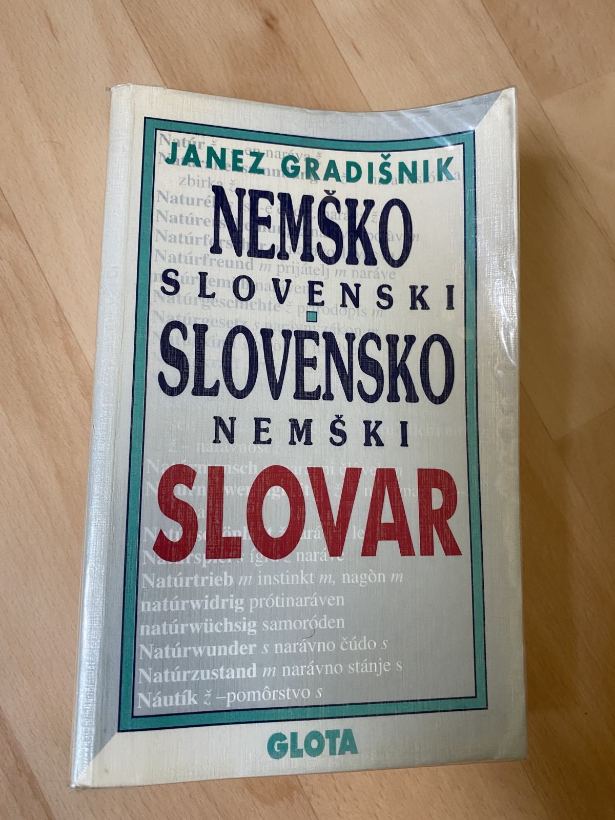 Nemško Slovenski - Slovensko Nemški Slovar