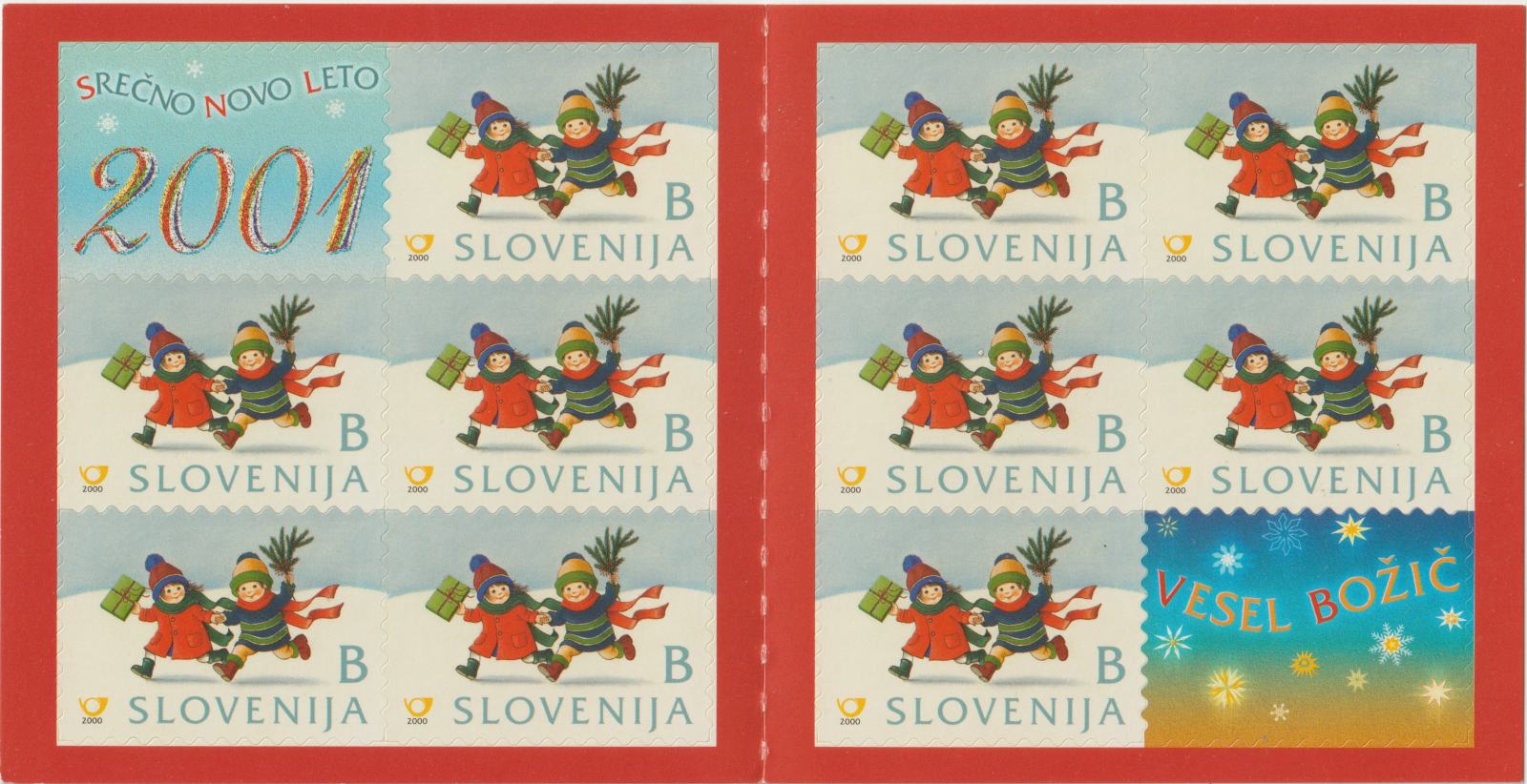 SLOVENIJA 2001 - ( ZVEŽČEK 13 ) NOVO LETO