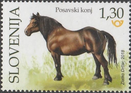 SLOVENIJA 2018 - (MI.1322) POSAVSKI KONJ