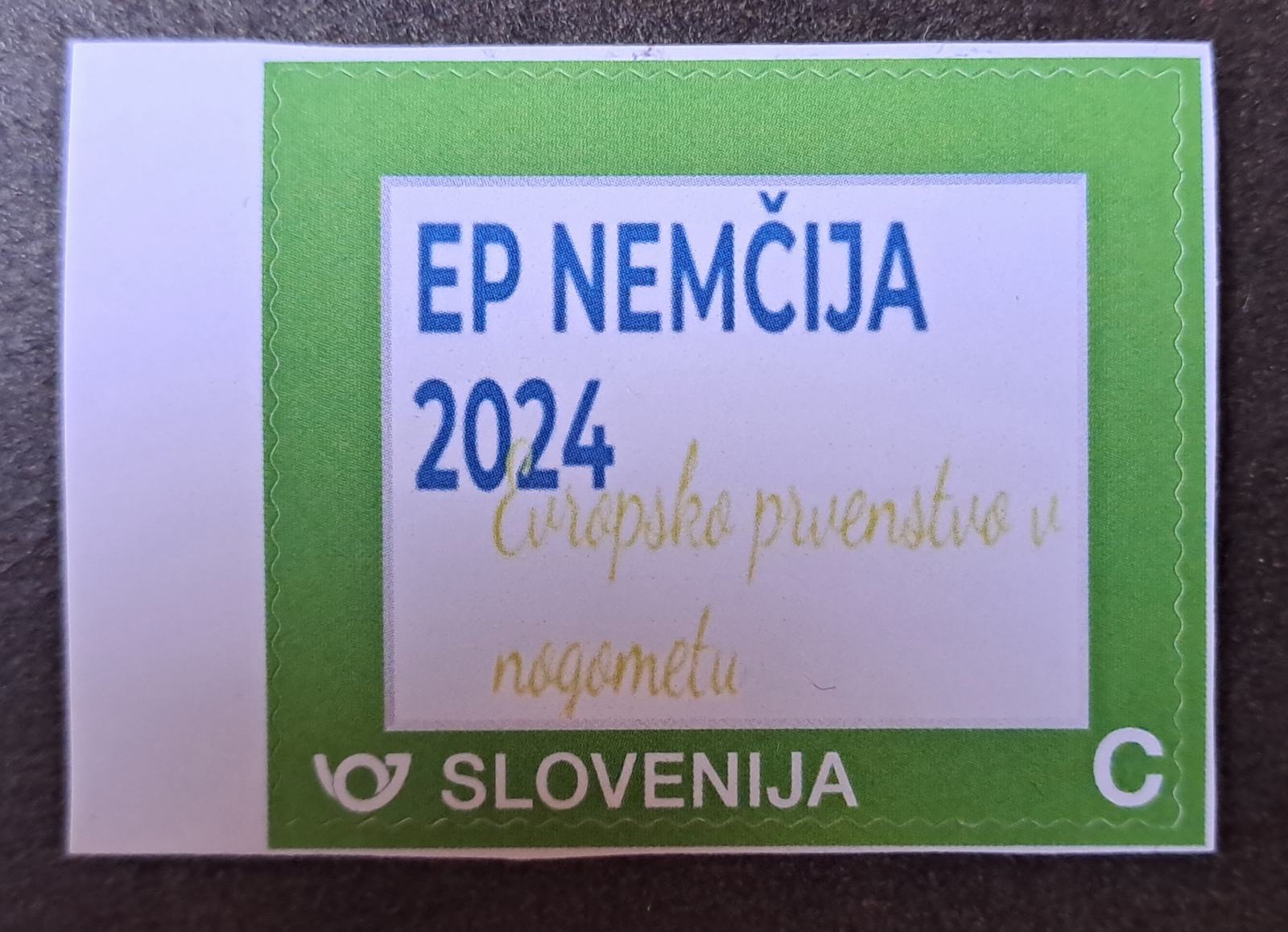 Slovenija, osebna poštna znamka - evropsko prvenstvo v nogometu 2024