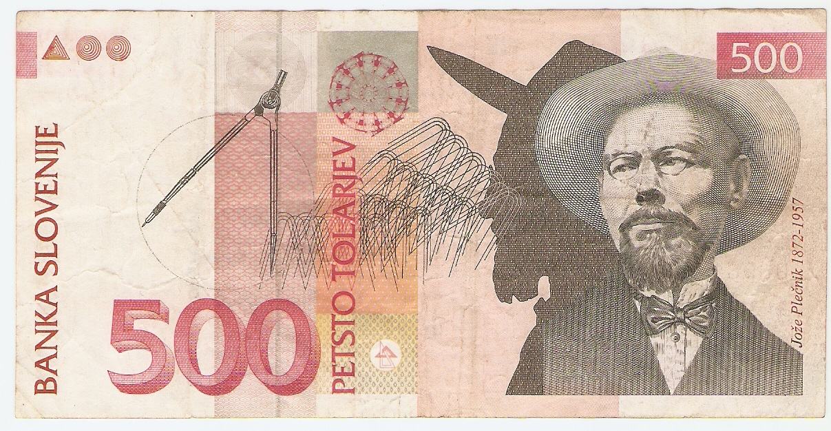 BANKOVEC 500 tolarjev 2001 Slovenija
