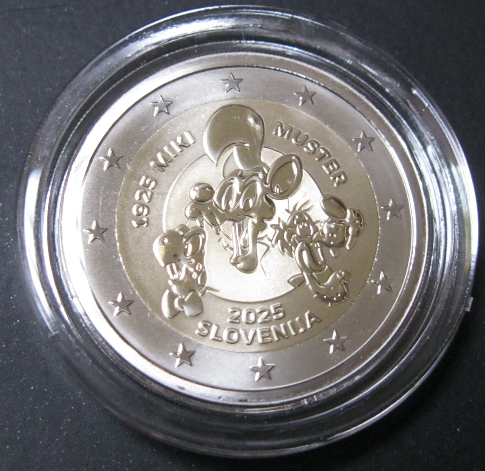 SLOVENIJA 2 Euro kovanec 2025 Miki Muster Proof