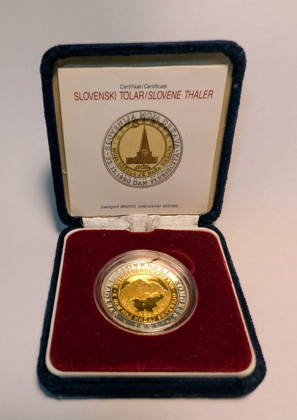 Slovenski tolar / Slovene thaler