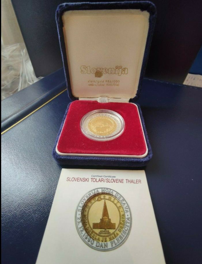 Zlati tolar - 1. zasedanje Slovenskega svet. kongresa 1991