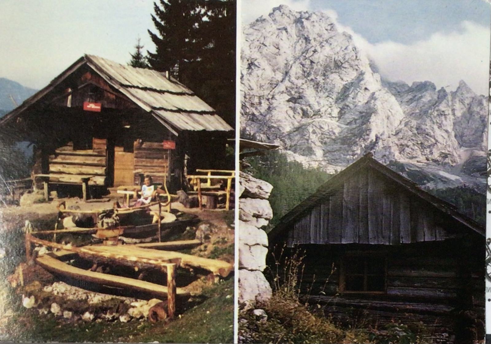 Najstarejša pl.koča v Sl. Iz leta 1832 pod Ojstrica na Klemenči jami