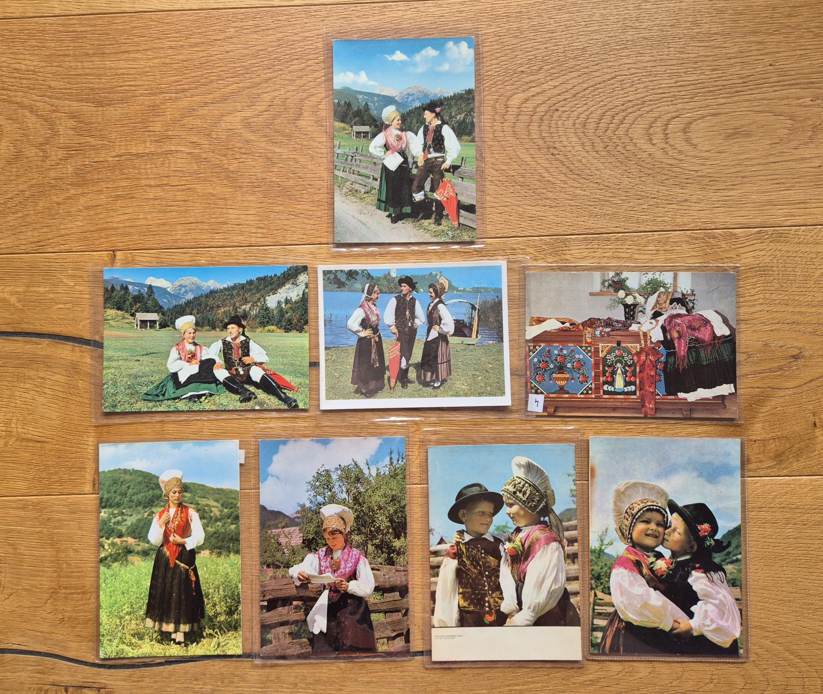 Narodne noše razglednice